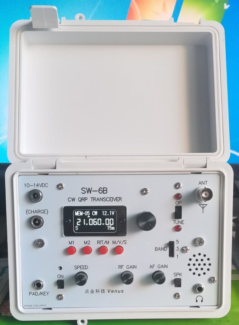 SW-6B Six band QRP CW radio – Venus Information Technology Co., Ltd.